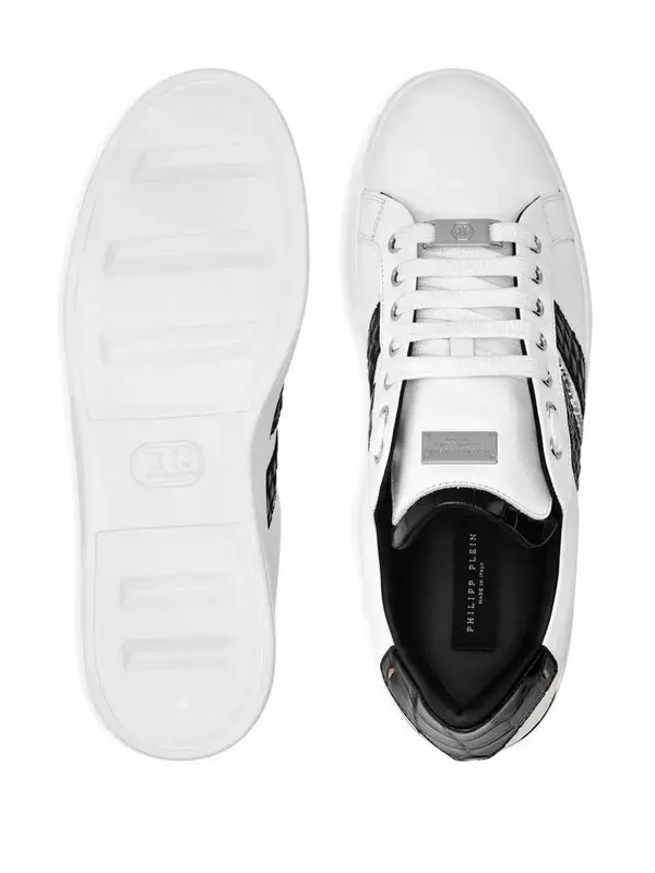 Philipp Plein Leather Low-top Sneakers