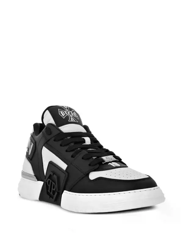 Philipp Plein Skull-plaque Leather Sneakers
