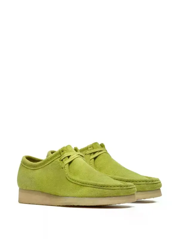Clarks Suede Lace-up Derby Shoes - Green