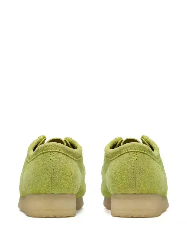 Clarks Suede Lace-up Derby Shoes - Green