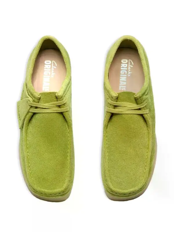 Clarks Suede Lace-up Derby Shoes - Green