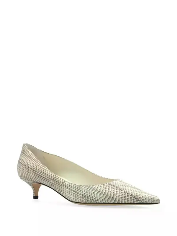 JIMMY CHOO 40mm Amelia Snakeskin Pumps