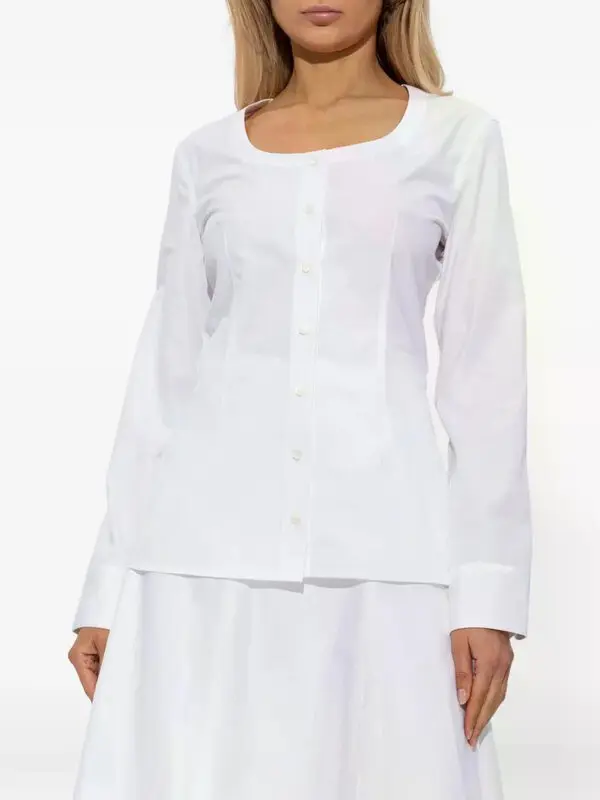 Jacquemus Button-front Long-sleeve Blouse