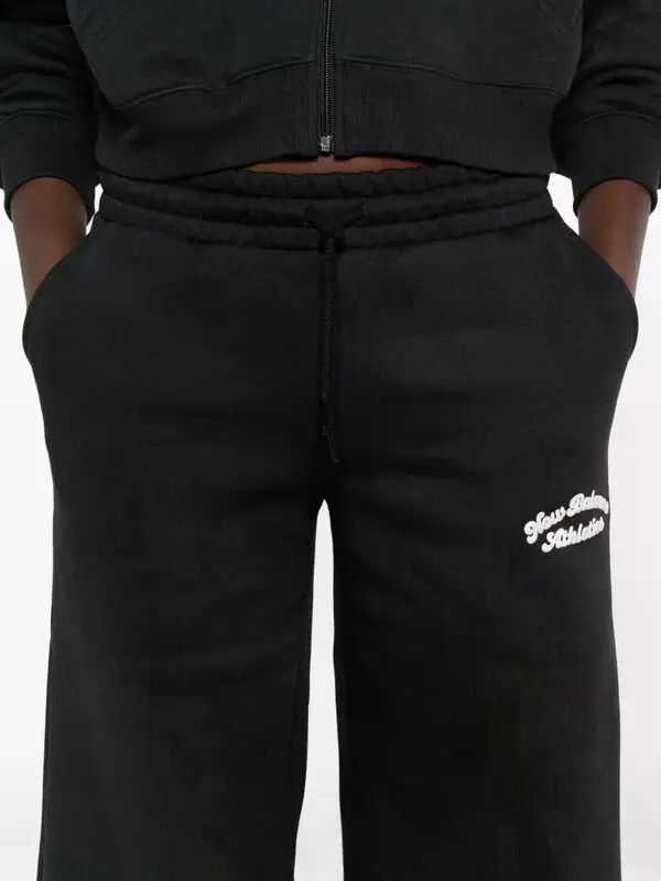 NEW BALANCE Embroidered Wide Leg Sweatpants