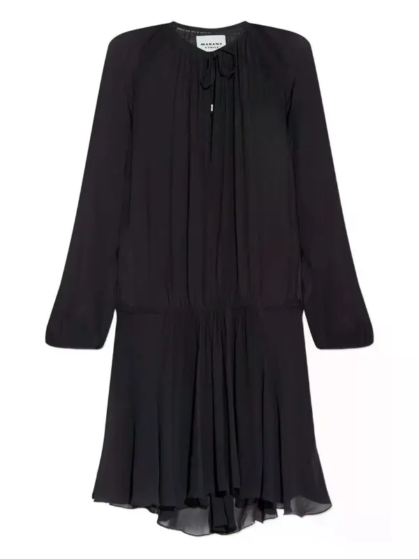 MARANT ETOILE Drawstring Tiered Dress