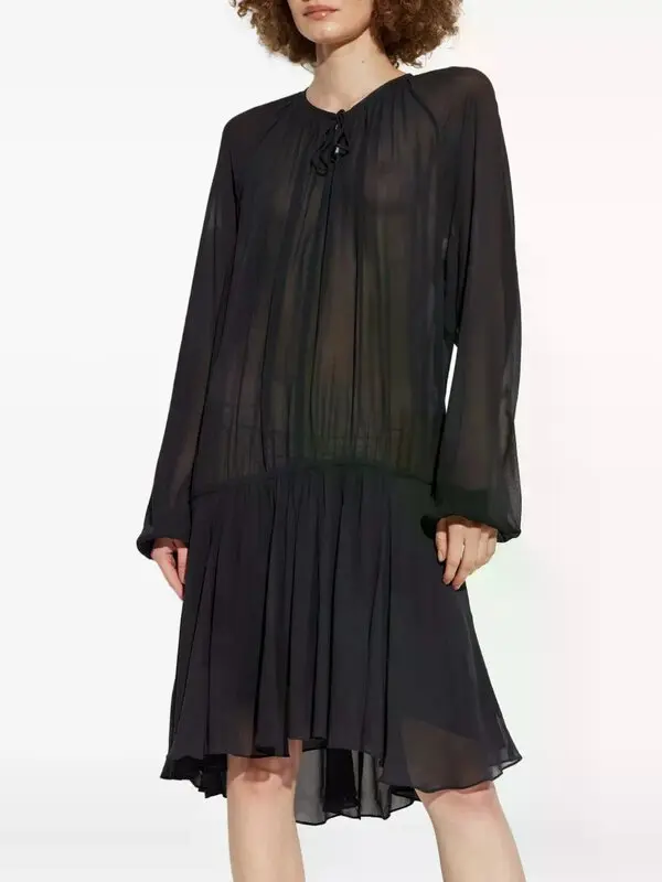 MARANT ETOILE Drawstring Tiered Dress