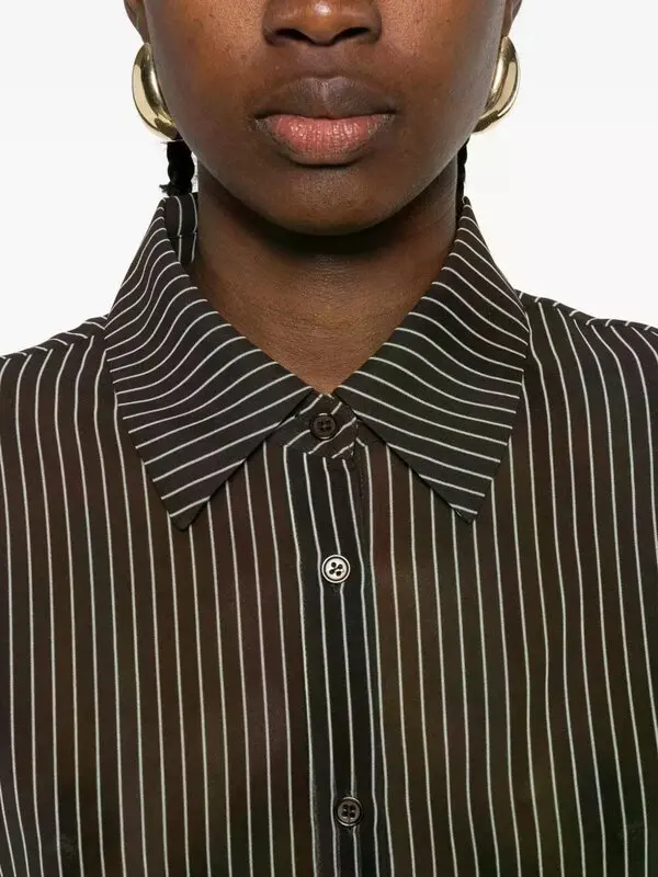THE FRANKIE SHOP Striped Button-fastening Shirt