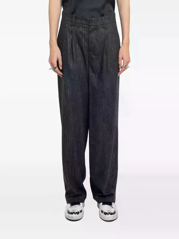 Zadig&Voltaire Pleated Pinstripe Trousers