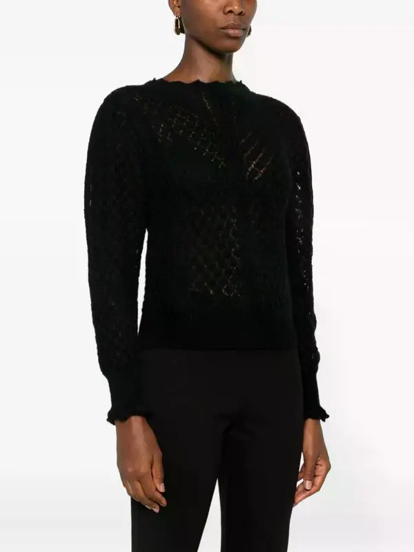 TWINSET Ruffled-cuff Knit Sweater - 00006