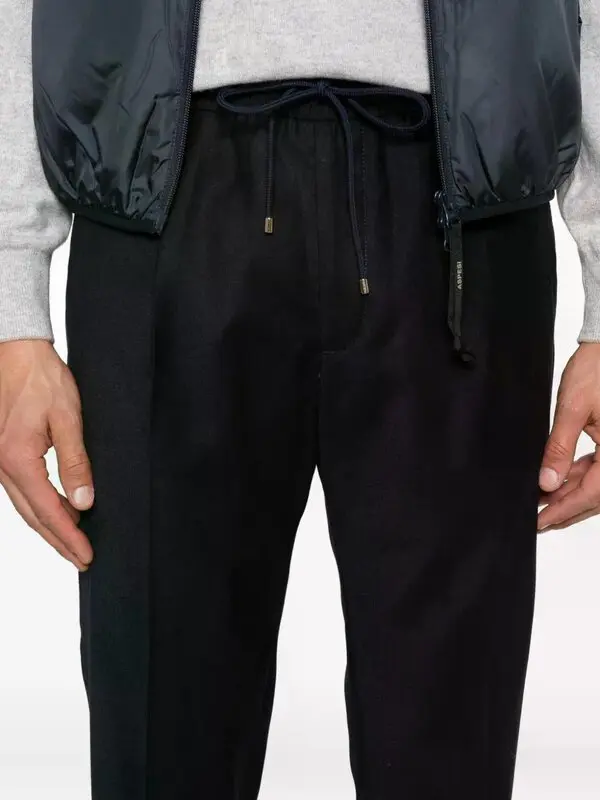 BRIGLIA 1949 Drawstring Wool Trousers