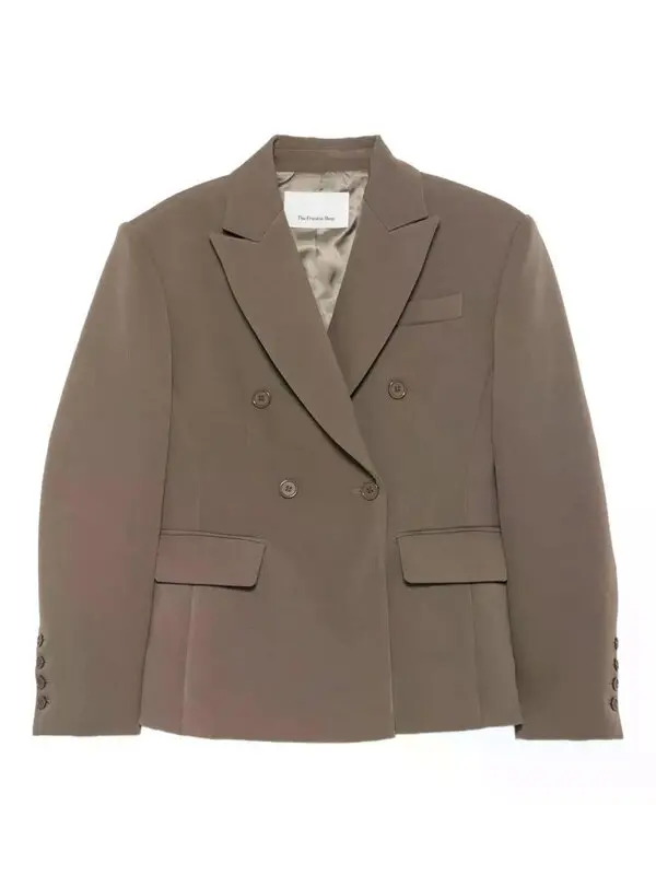 THE FRANKIE SHOP Doyer Peak-lapel Double-breasted Blazer
