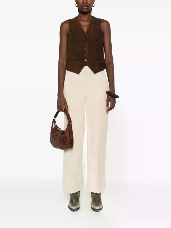Giuseppe Di Morabito Button-fastening Suede Waistcoat