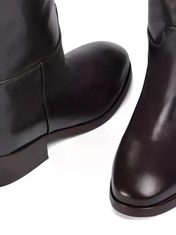 LE SILLA Charlotte Buckle Detail Over-the-knee Boots - Brown
