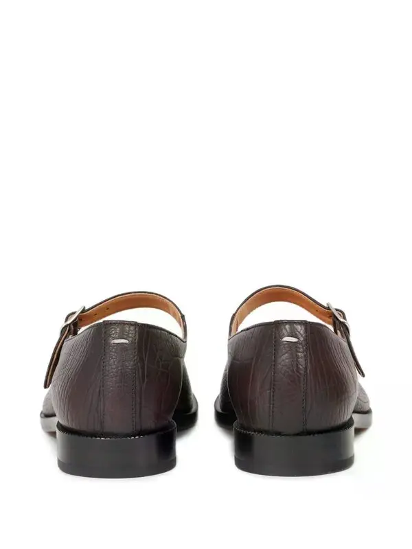 MAISON MARGIELA Tabi Mary Jane Loafers - Brown