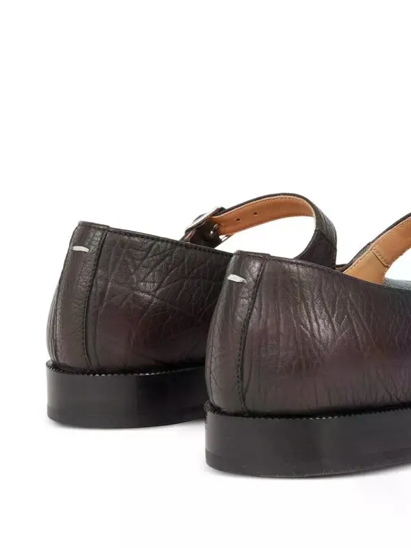 MAISON MARGIELA Tabi Mary Jane Loafers - Brown