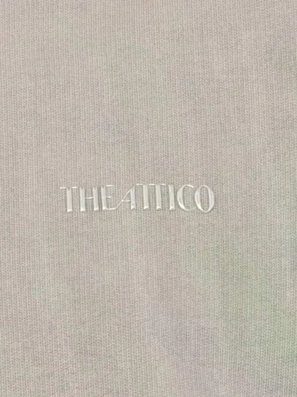 Attico Logo-embroidered Cotton Sweatshirt