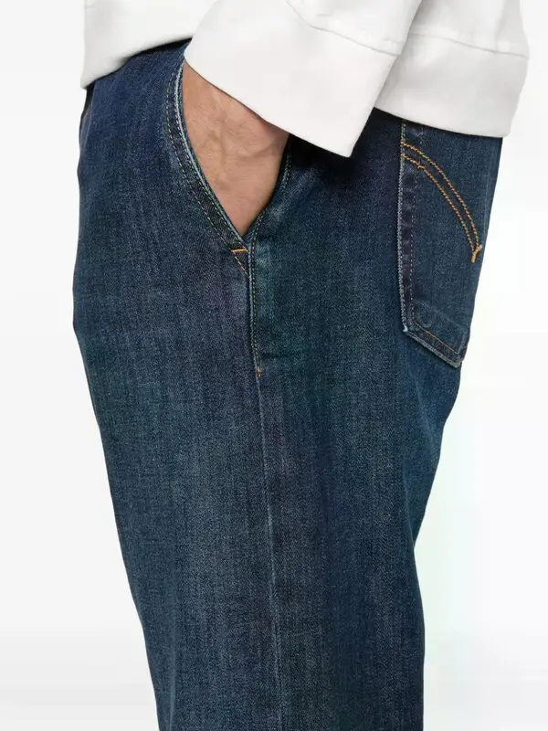 DONDUP Five-pocket Cotton Jeans - Blue