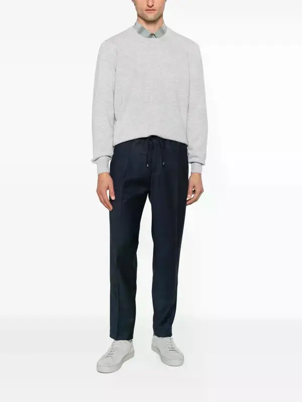 BRIGLIA 1949 Wool Drawstring Trousers