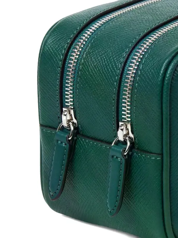Smythson Double-zip Panama Wash Bag