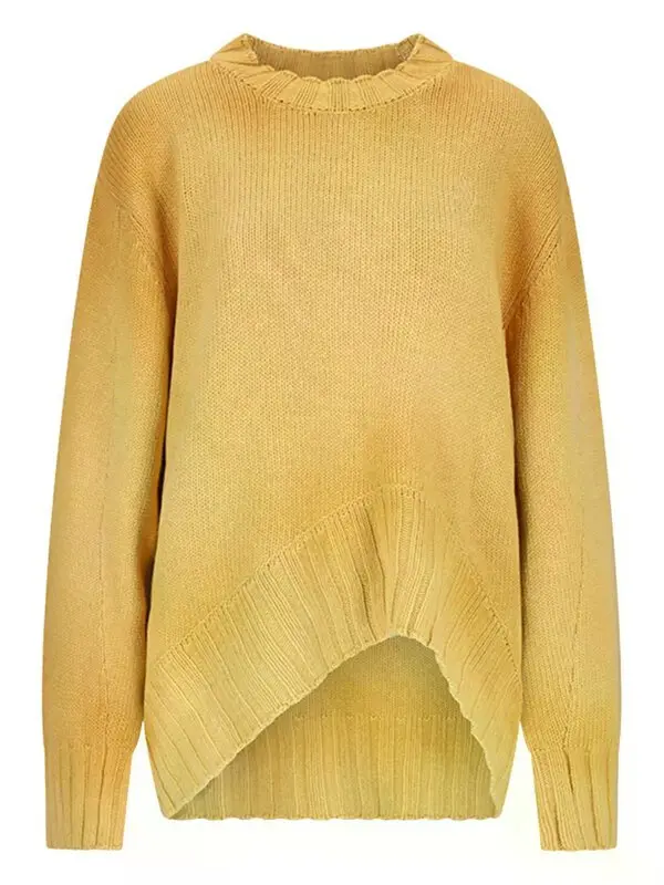 Attico Ribbed Hem Sweater