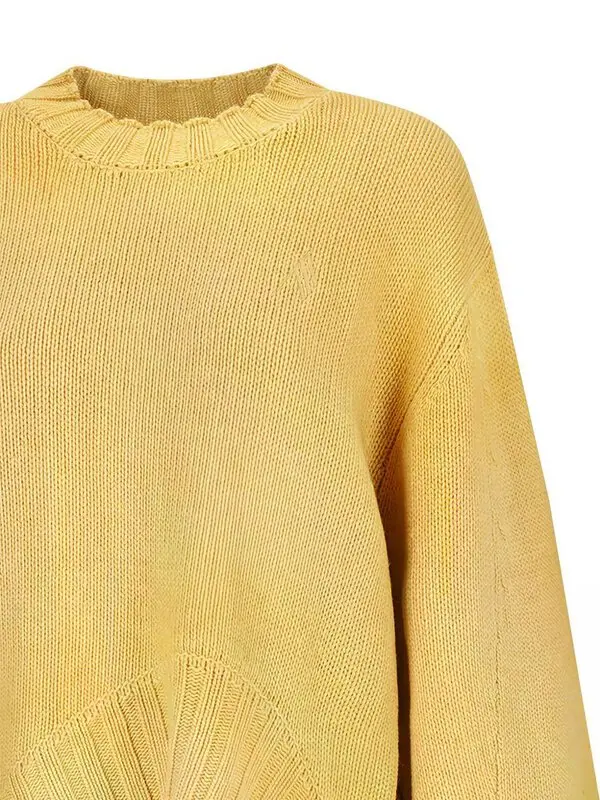 Attico Ribbed Hem Sweater