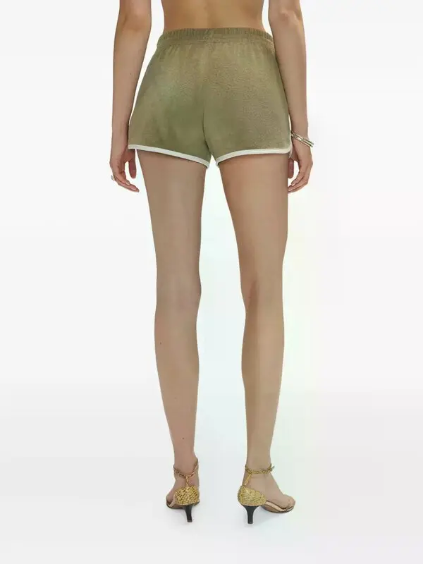 RE/DONE Terry Cloth Elastic-waistband Shorts
