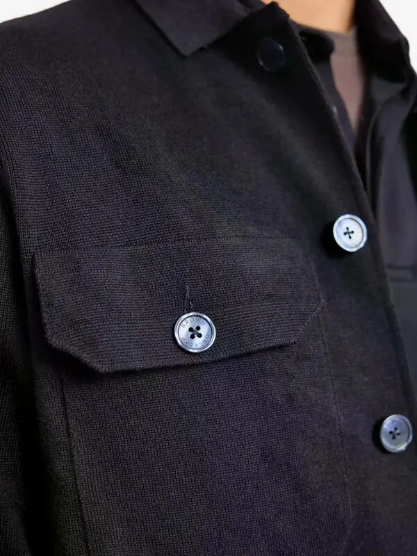 Orlebar Brown Brigg Buttoned Shirt Jacket - Blue