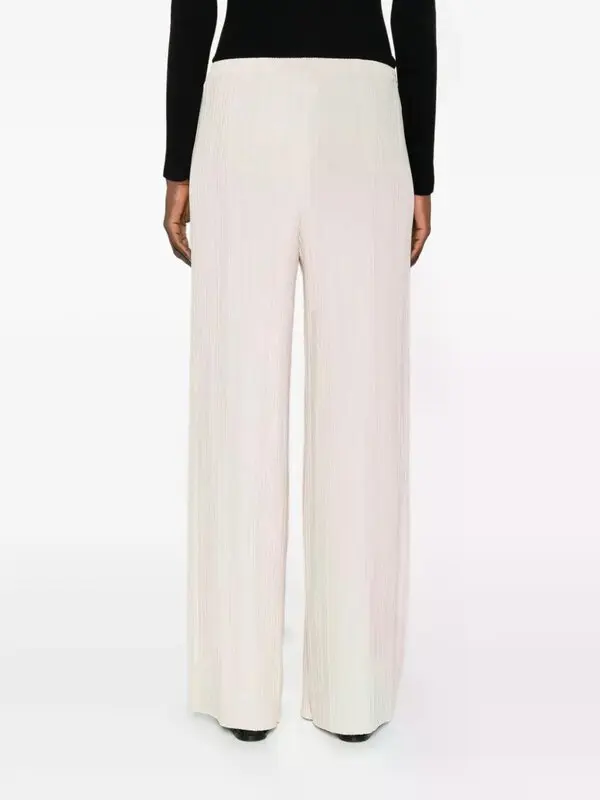 FORTE_FORTE Textured Wide-leg Trousers - Neutrals
