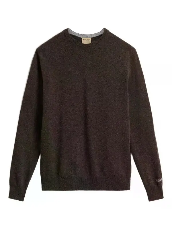 Woolrich Crew-neck Wool Sweater - Brown