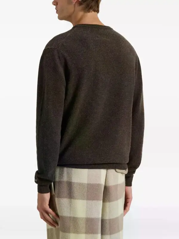 Woolrich Crew-neck Wool Sweater - Brown
