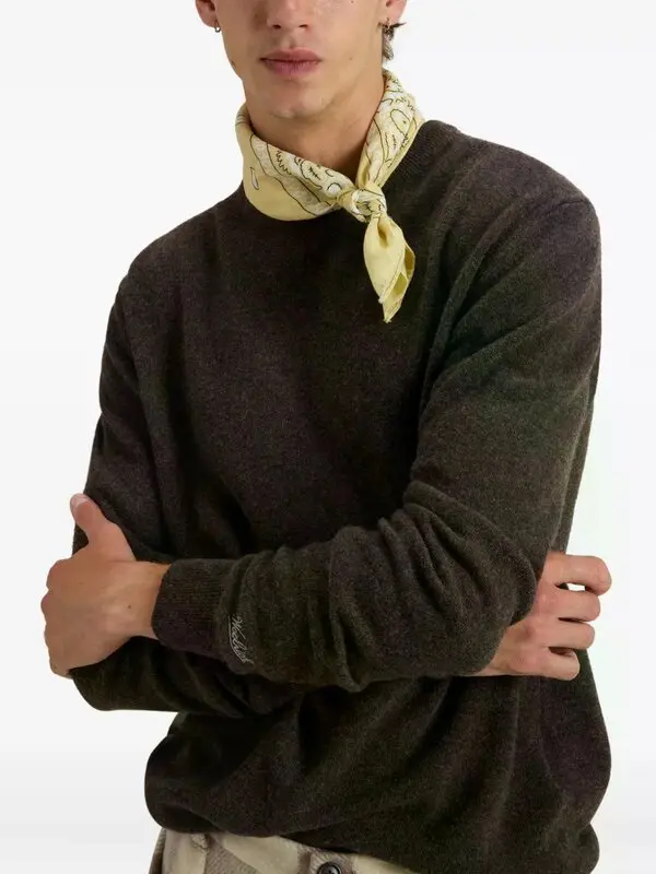 Woolrich Crew-neck Wool Sweater - Brown
