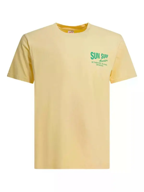 SUN SURF Cotton T-shirt - Yellow