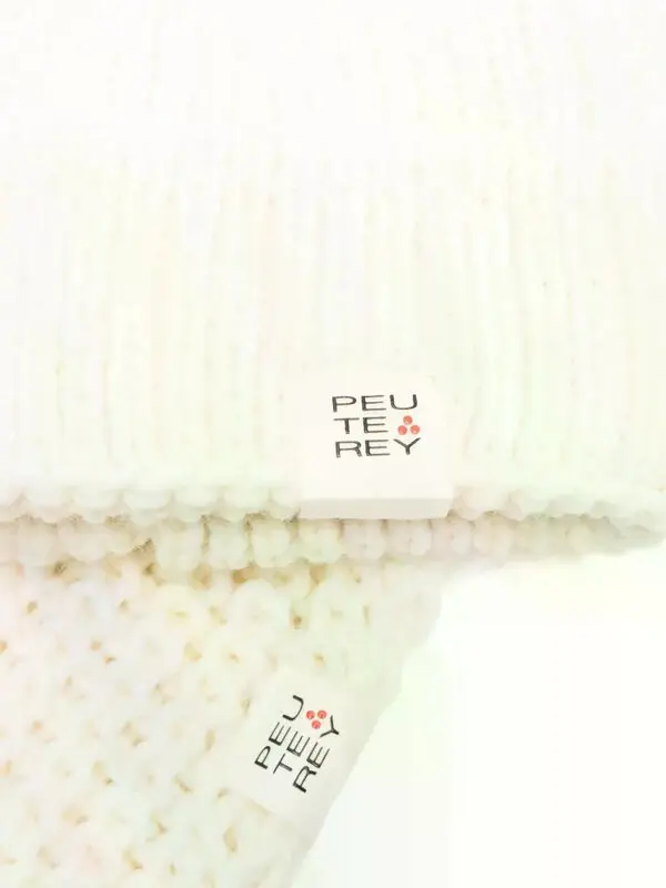 Peuterey Knitted Beanie And Infinity Scarf Set