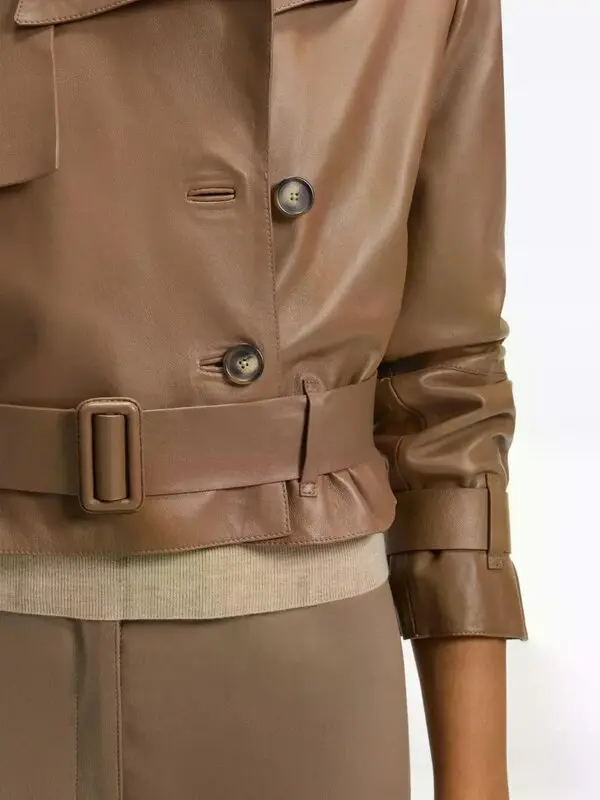BOSS Belted Double-breasted Jacket