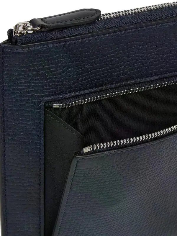 Smythson Flat Travel Organizer Zip-top Pouch