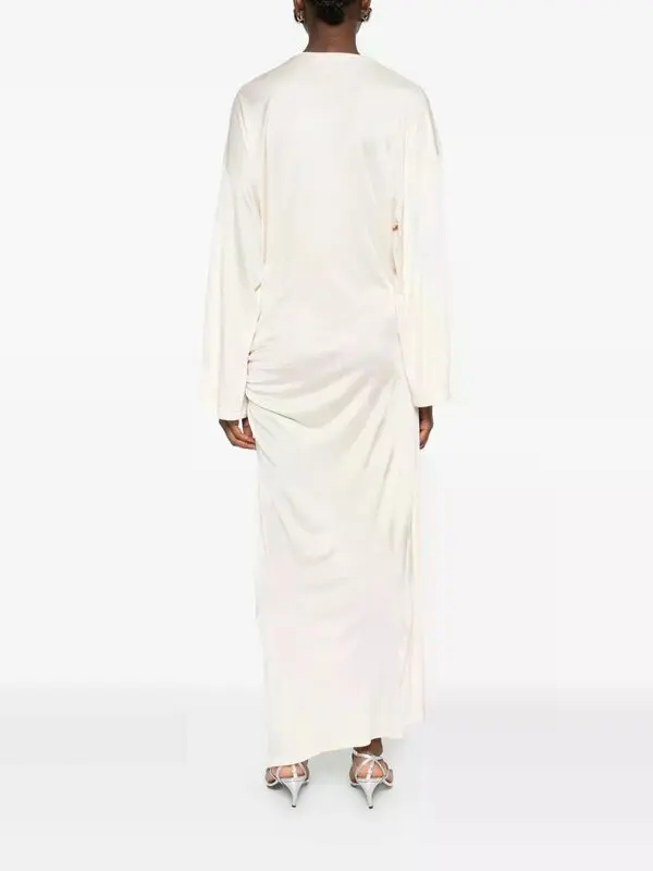 Attico Knot-detail Midi Dress