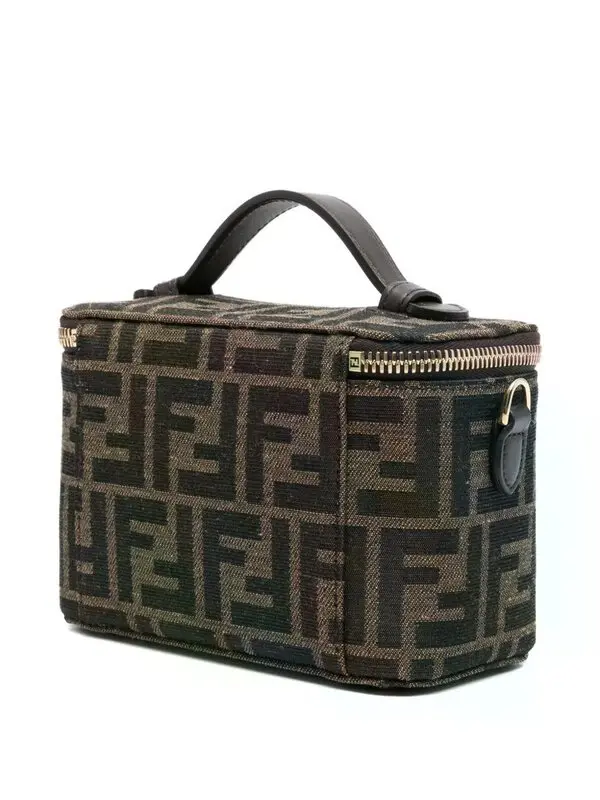 Fendi Ff-pattern Mini Bag - Brown