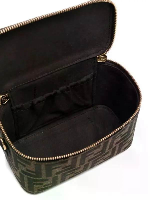 Fendi Ff-pattern Mini Bag - Brown
