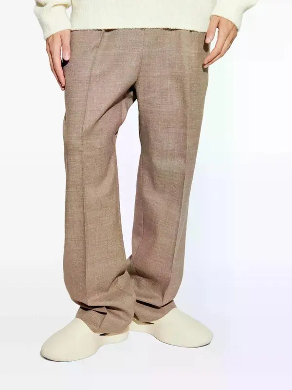 Fear Of God Pleated-front Drawstring Trousers - Neutrals