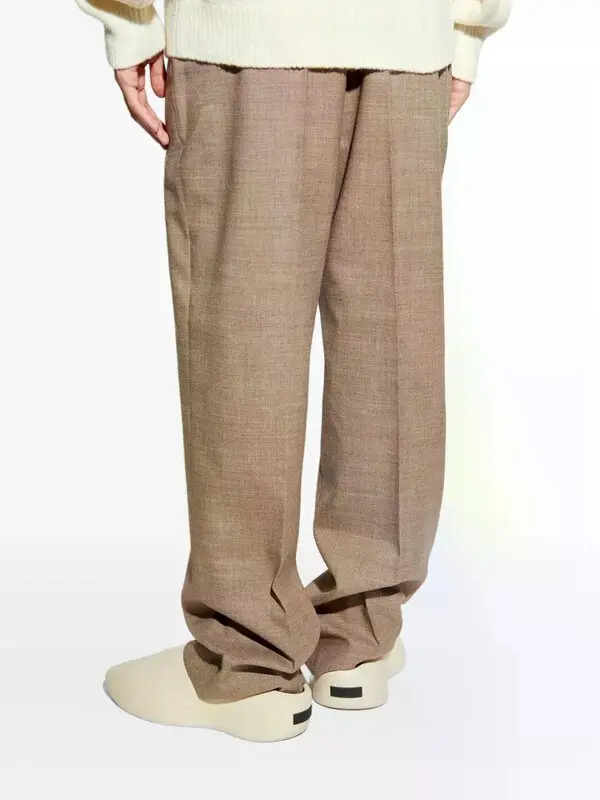 Fear Of God Pleated-front Drawstring Trousers - Neutrals