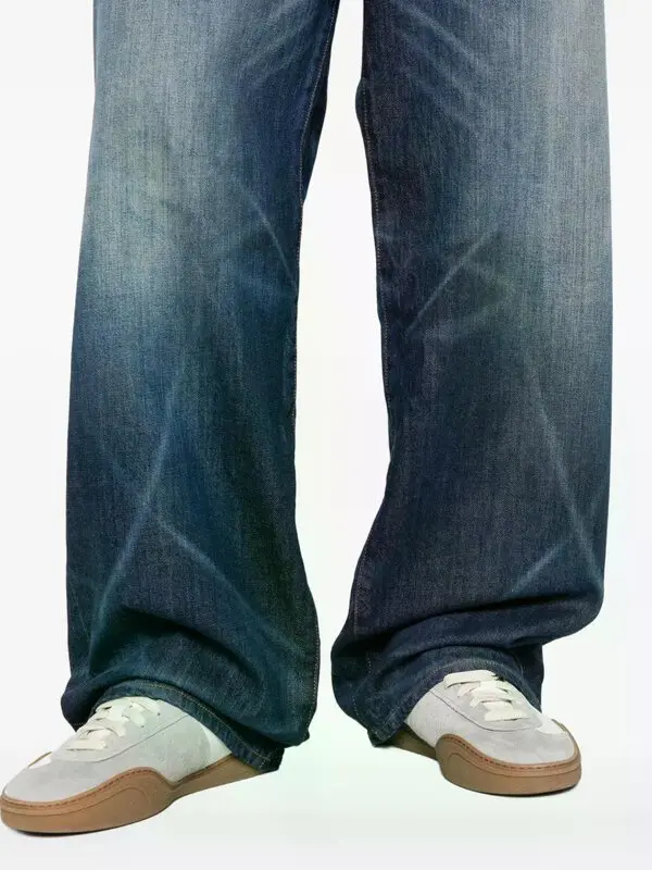 Kenzo Faded-effect Straight Leg Jeans
