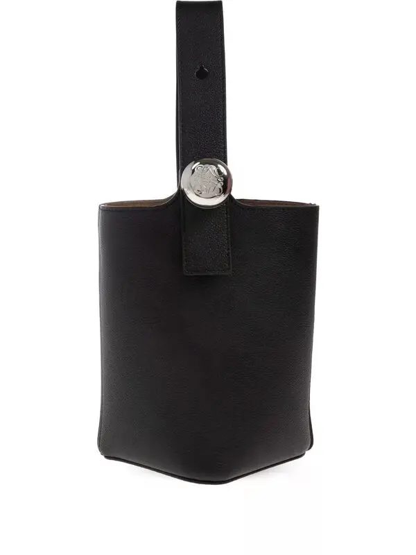 Loewe Leather Top-handle Mini Bucket Bag - Black