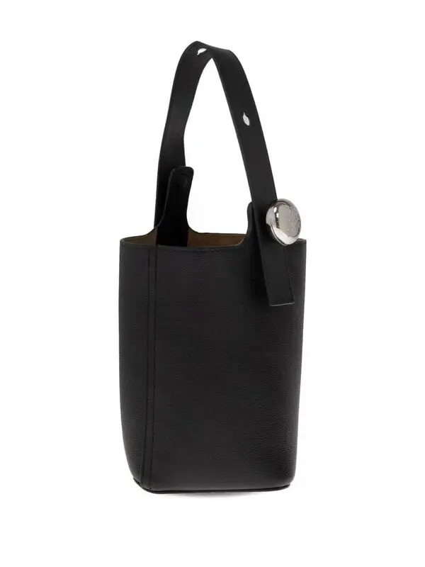 Loewe Leather Top-handle Mini Bucket Bag - Black