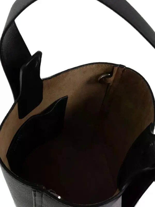 Loewe Leather Top-handle Mini Bucket Bag - Black
