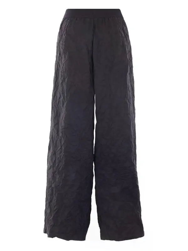 MARIA CALDERARA Crinkled Palazzo Pants