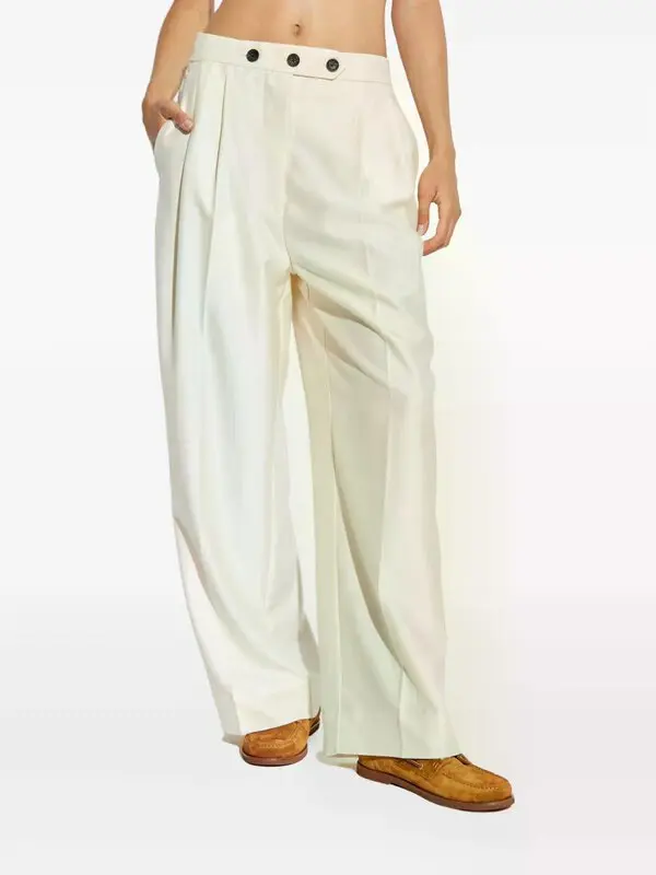 Munthe Pleated Straight-leg Trousers