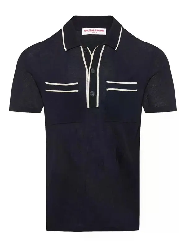 Orlebar Brown Keeling Short-sleeve Polo Shirt - Blue