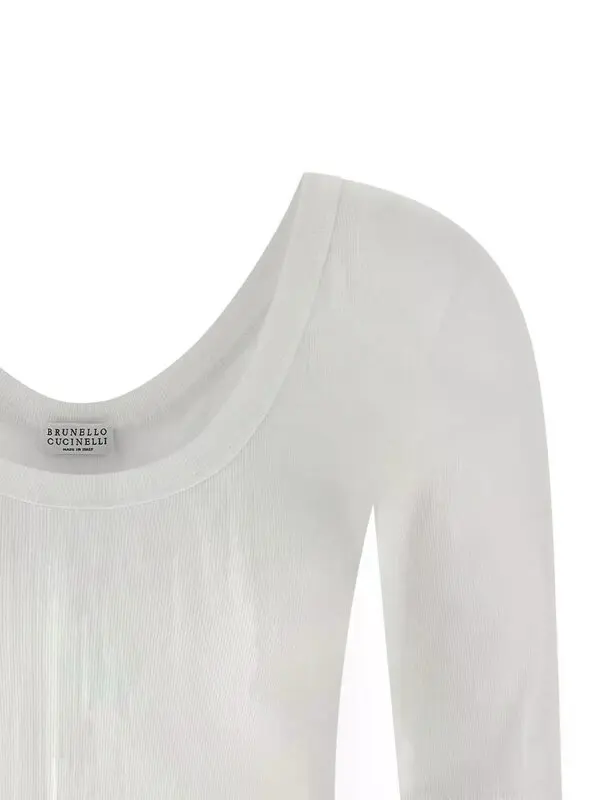 Brunello Cucinelli Scoop-neck T-shirt - White