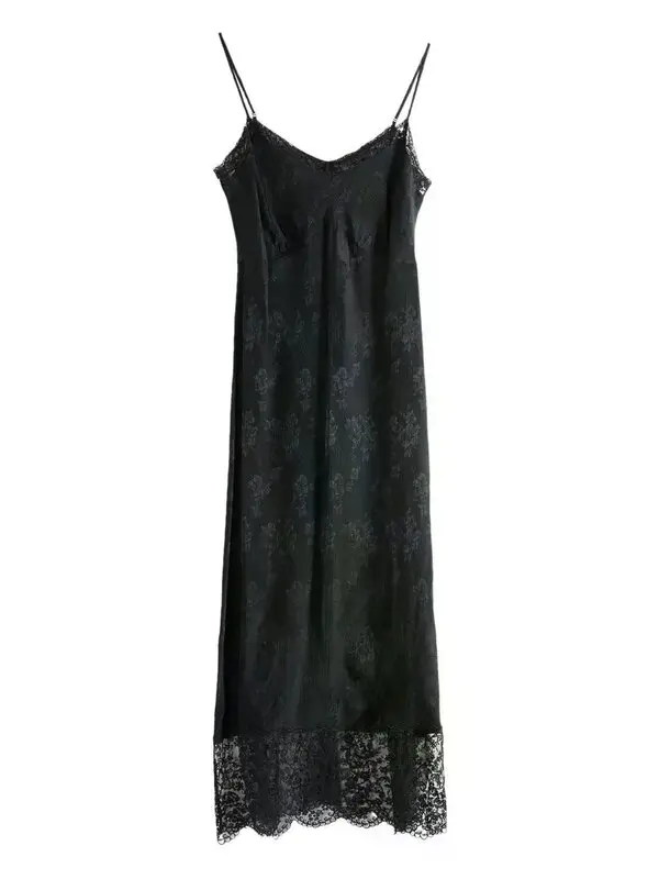 Simone Rocha - Floral-Lace Slip Midi Dress