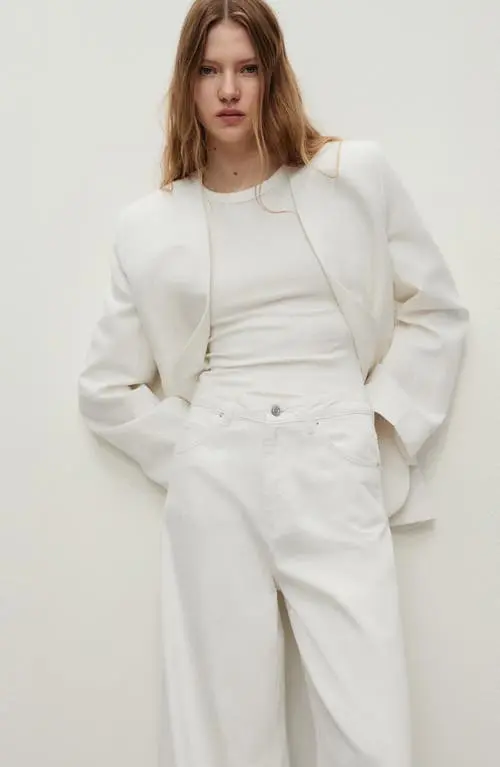 Mango High-waist Wide-leg Jeans
